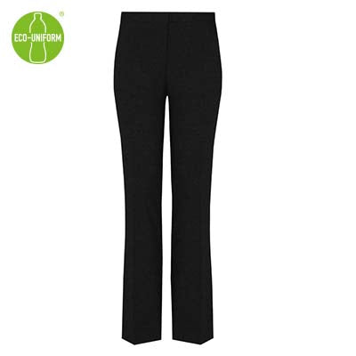 Girl's Slim Fit Black School Trousers – BROKEN